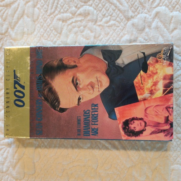 MGM | Media | 07 Diamonds Are Forever Vintage 971 Vhs Movie Tape | Poshmark